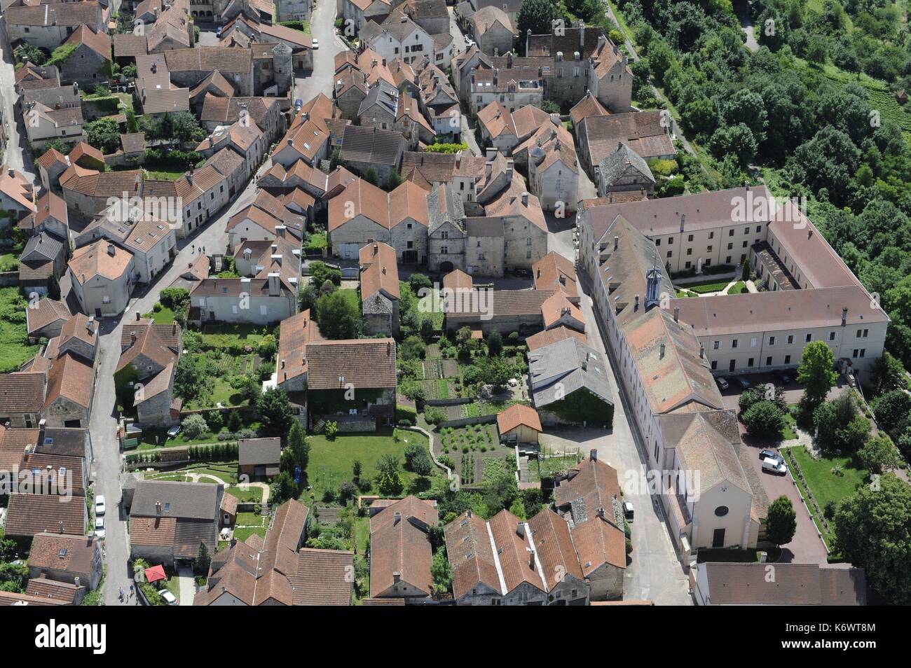 France, Cote d'Or, Flavigny sur Ozerain, labeled The Most Beautiful ...
