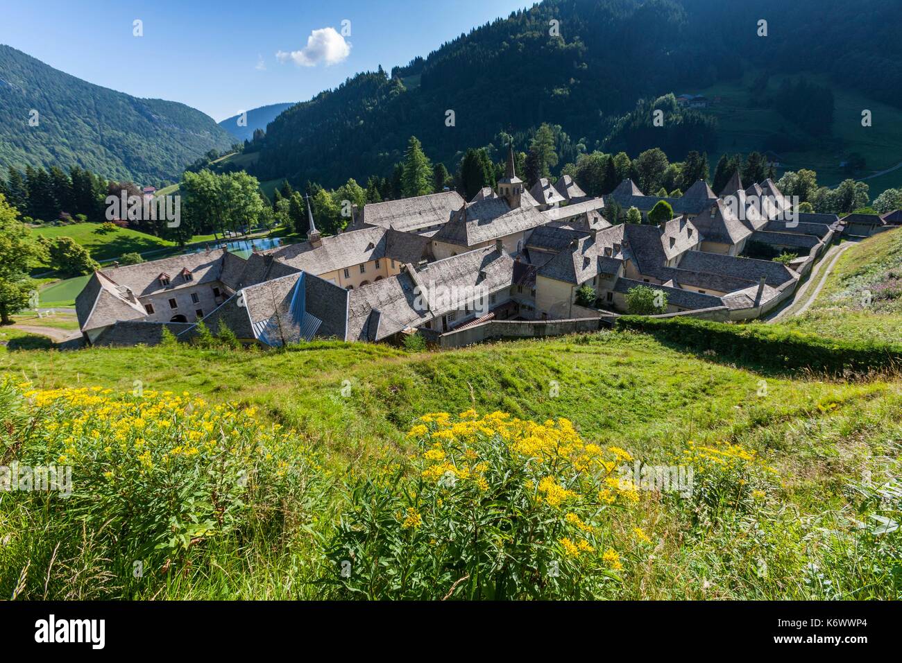 La France, Haute-Savoie, Chartreuse du Reposoir, founded in 1151 by ...