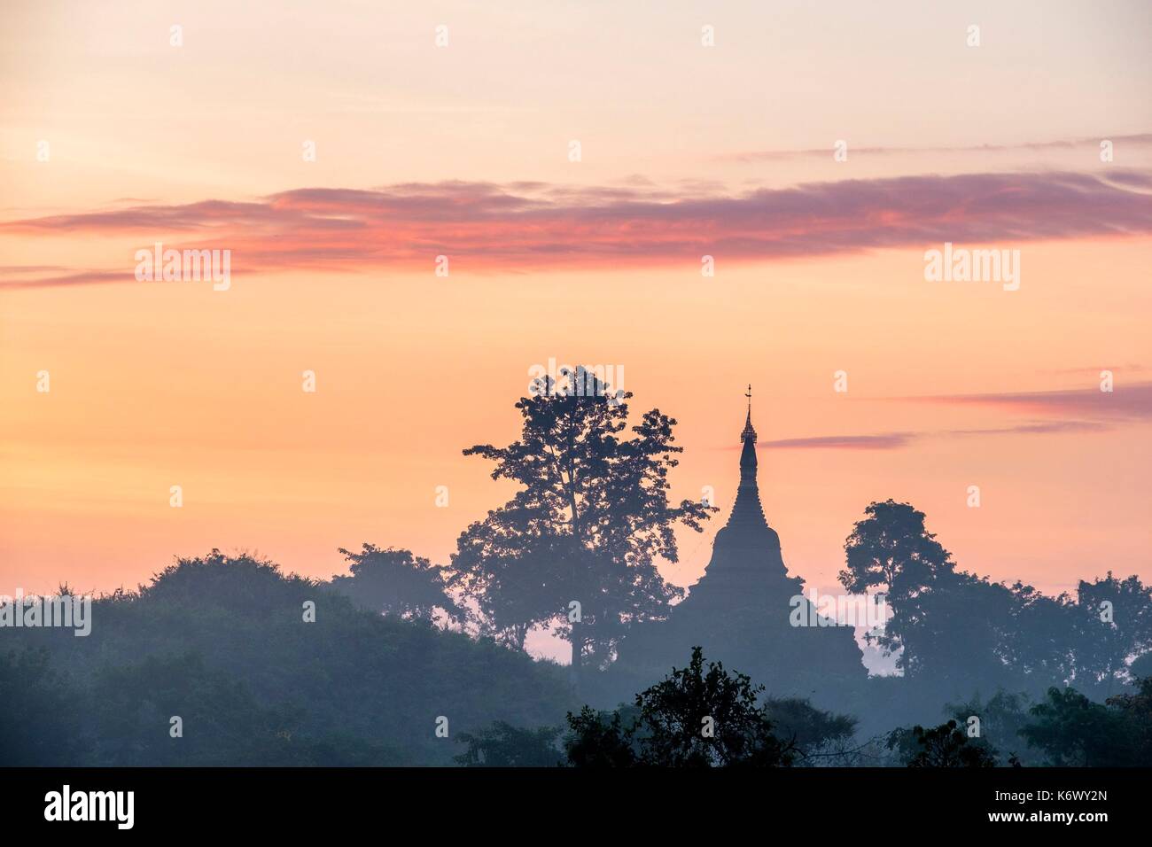 Myanmar (Burma), Rakhine state (or Arakan state), archeological site of ...