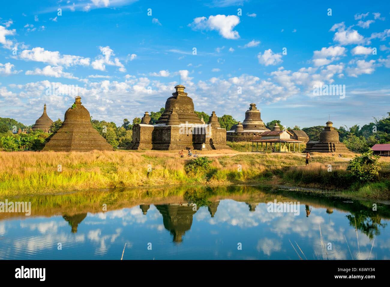 Myanmar (Burma), Rakhine state (or Arakan state), archeological site of ...