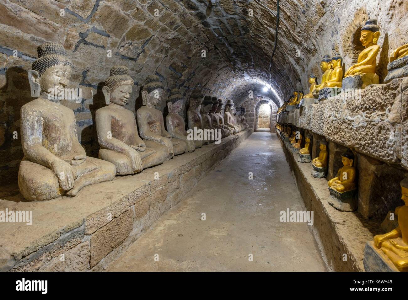 Myanmar (Burma), Rakhine state (or Arakan state), archeological site of ...