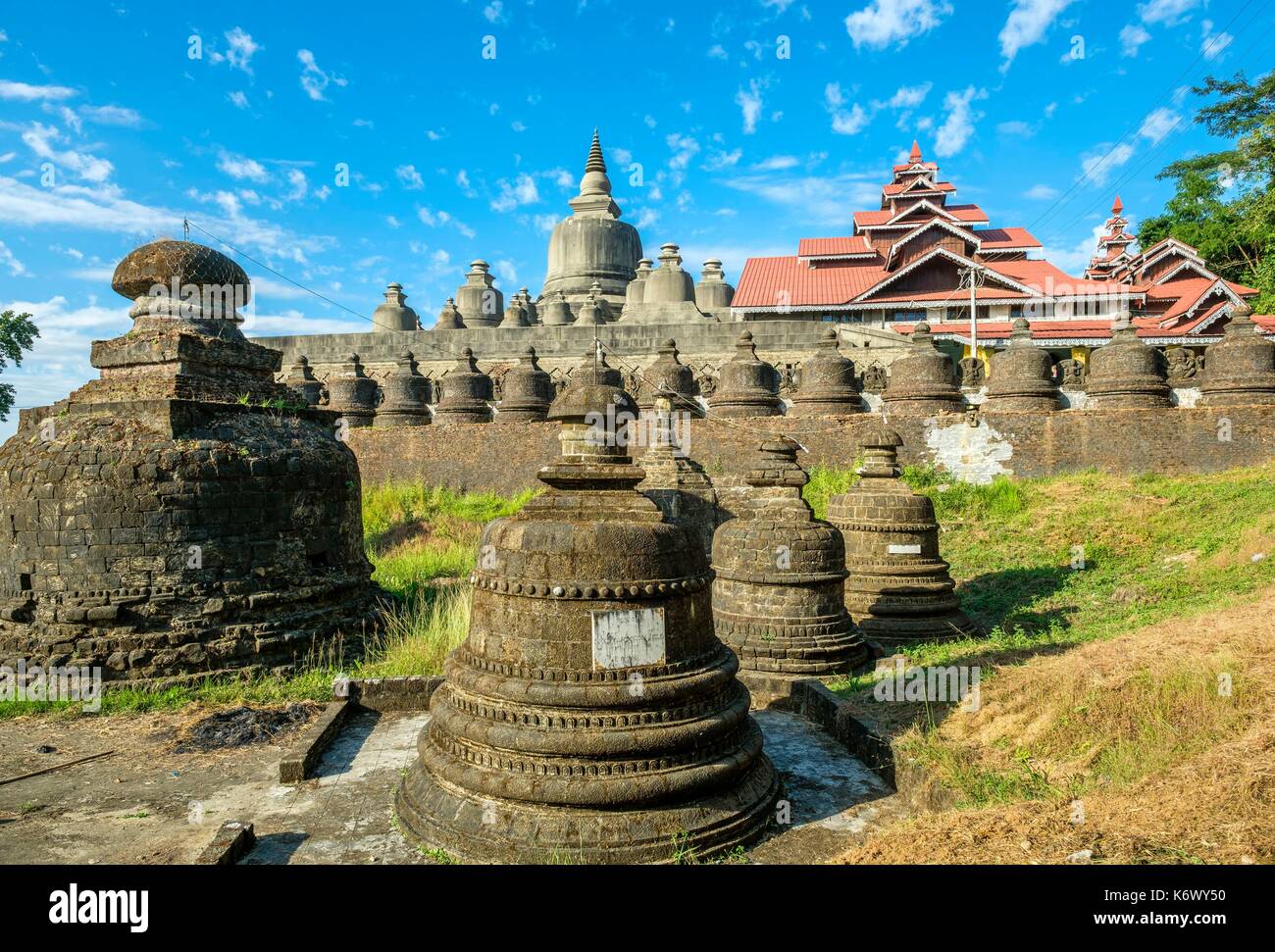 Myanmar (Burma), Rakhine state (or Arakan state), archeological site of ...