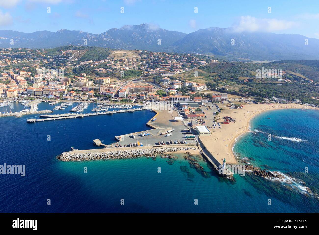 Propriano aerial view hi-res stock photography and images - Alamy