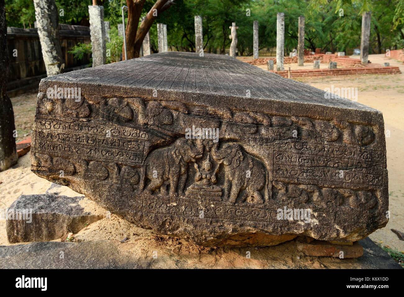 Gal potha or stone book at polonnaruwa hi-res stock photography and ...