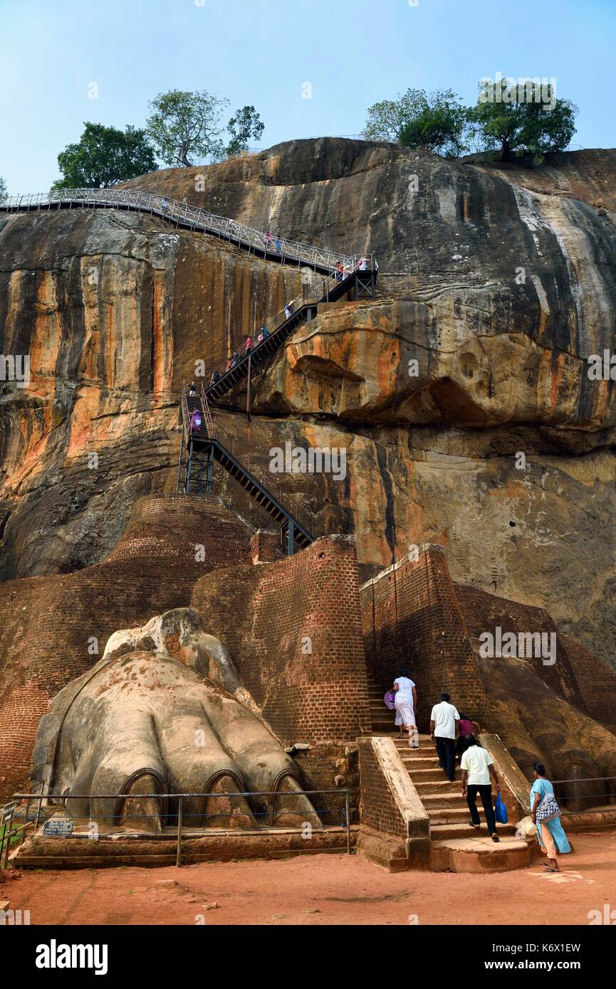Sri Lanka, Central province, Matale District, Sigiriya, Old city of ...