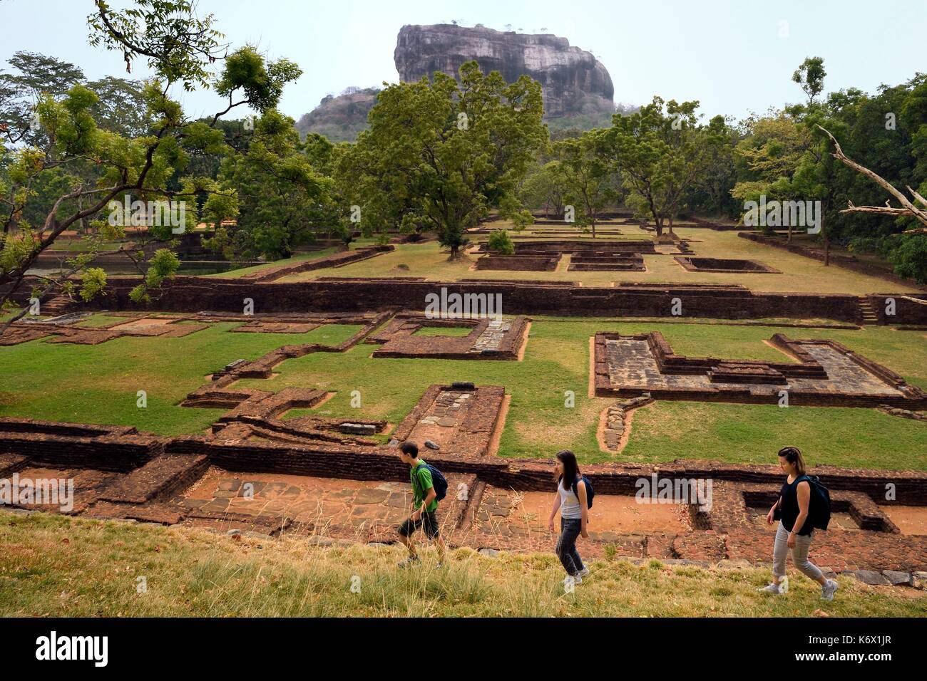 Sri Lanka, Central province, Matale District, Sigiriya, Old city of ...