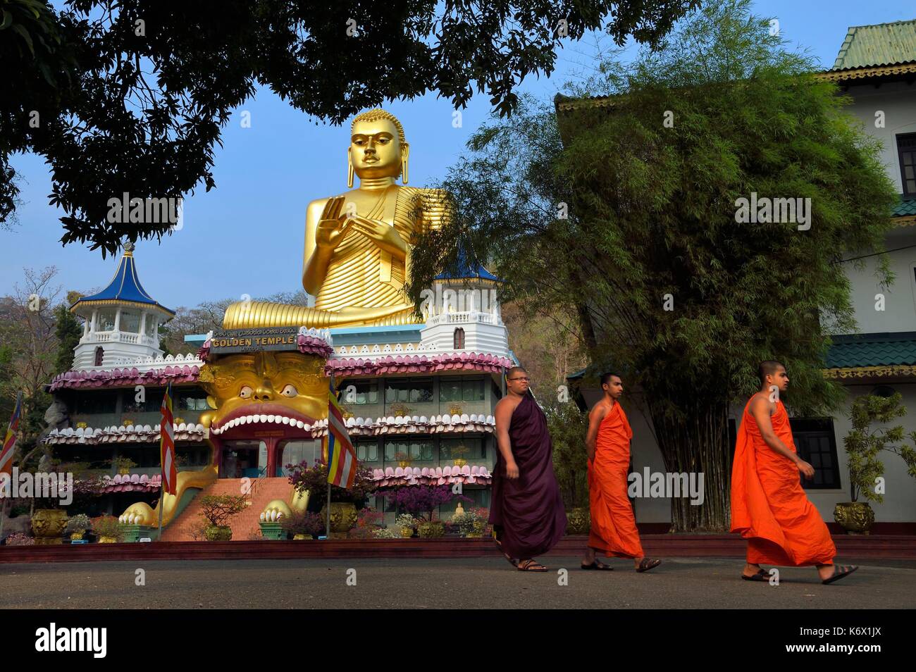 Sri Lanka, Central province, Matale District, Dambulla, Dambulla golden ...