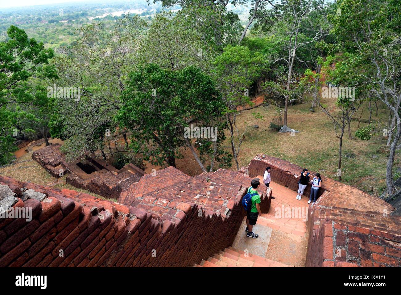 Sri Lanka, Central province, Matale District, Sigiriya, Old city of ...