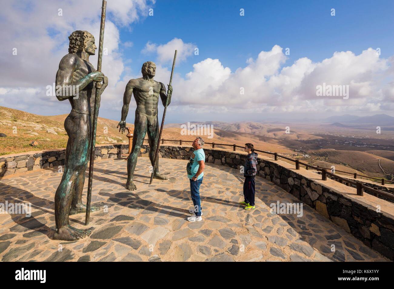Fuerteventura canary islands statues guise hi-res stock photography and ...