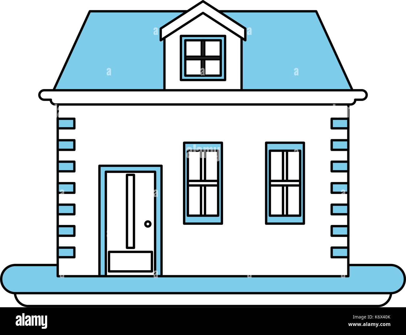 brick house or home icon image Stock Vector Image & Art - Alamy