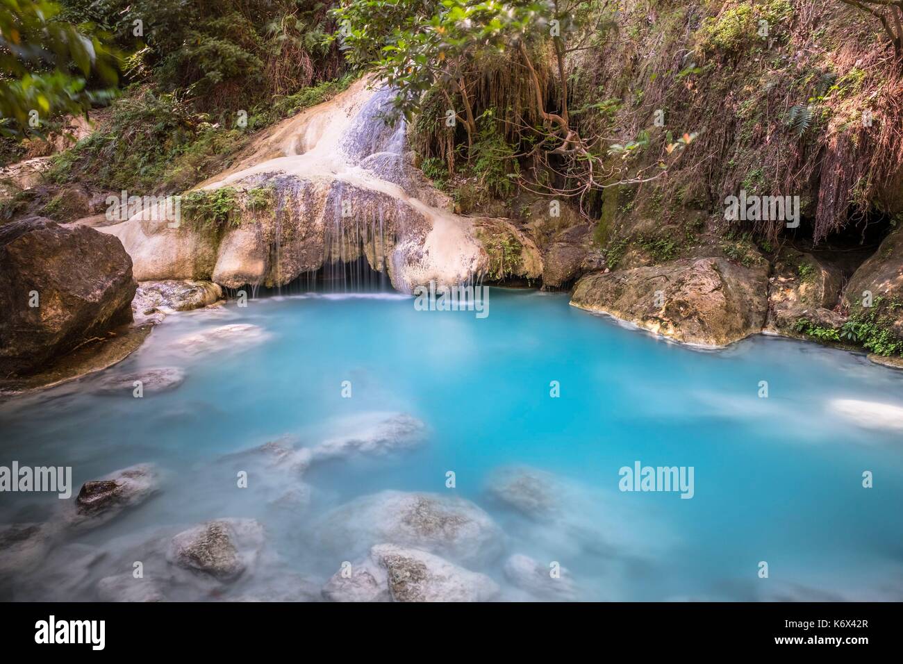 Thailand, Kanchanaburi Province, Si Sawat district, Erawan national ...