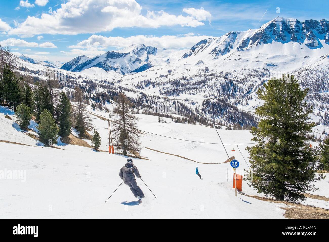 France, Hautes Alpes, Vars, ski resort Stock Photo - Alamy