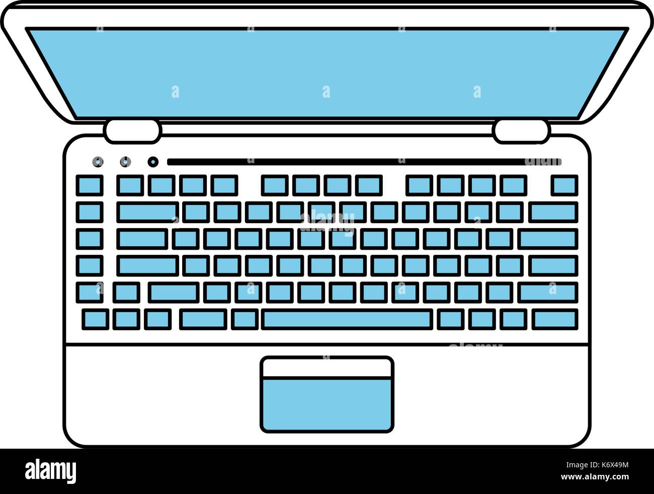 Laptop topview icon hi-res stock photography and images - Alamy