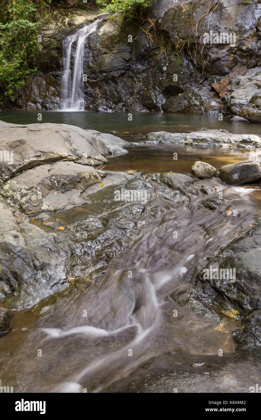 Philippines, Palawan, Napsan, Salakot waterfall Stock Photo - Alamy