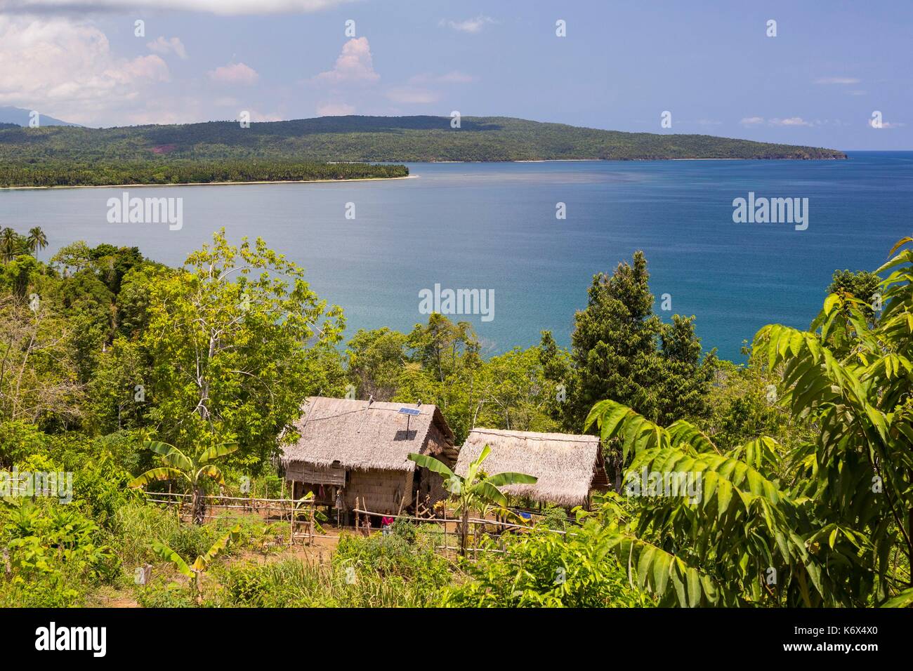 Philippines, Palawan, Aborlan, West Coast, South China Sea Stock Photo ...