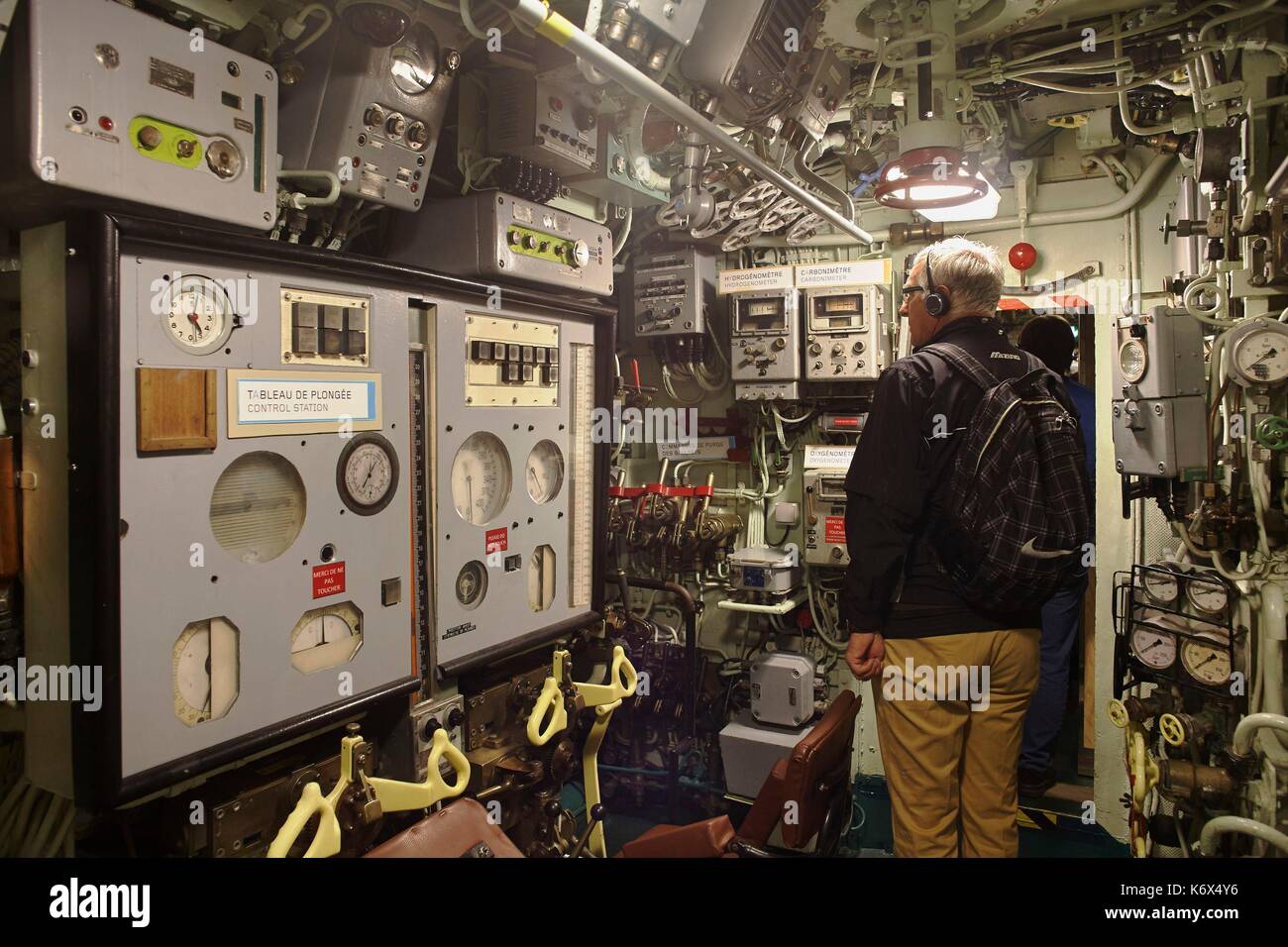France, Morbihan, Lorient, Submarine Base of Keroman, Submarine Flore S ...