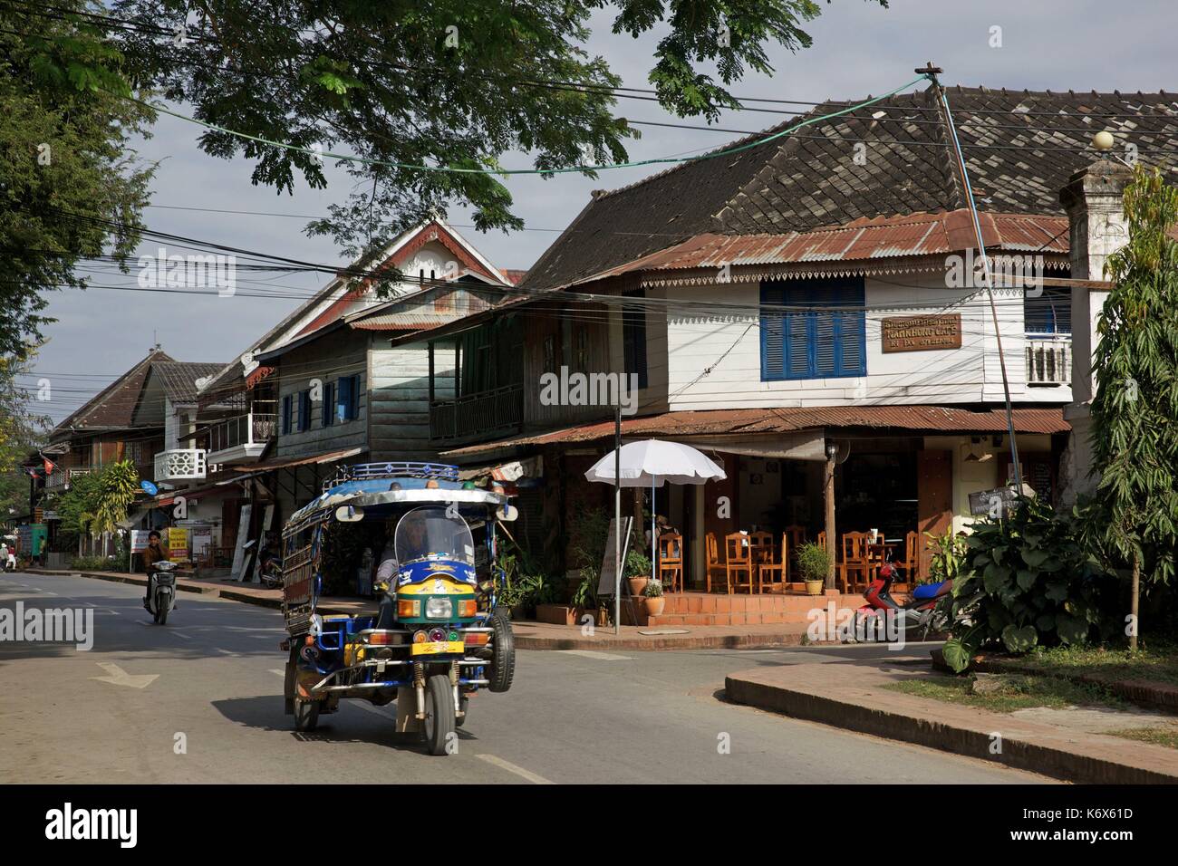 Luang prabang laos colonial houses hi-res stock photography and images ...
