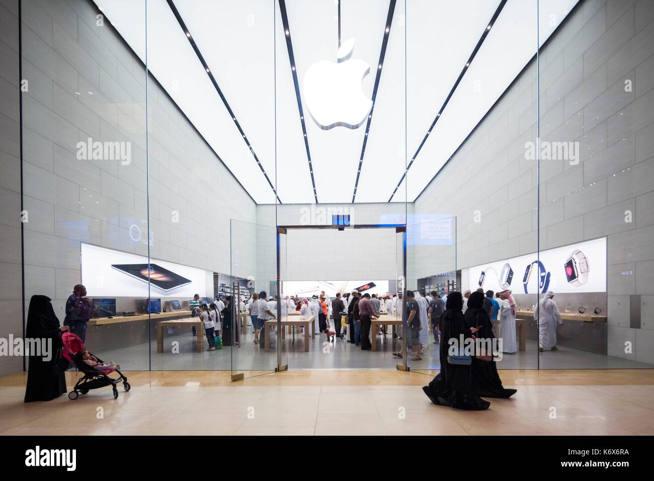 United Arab Emirates, Abu Dhabi, Yas Island, Yas Mall, newly opened ...