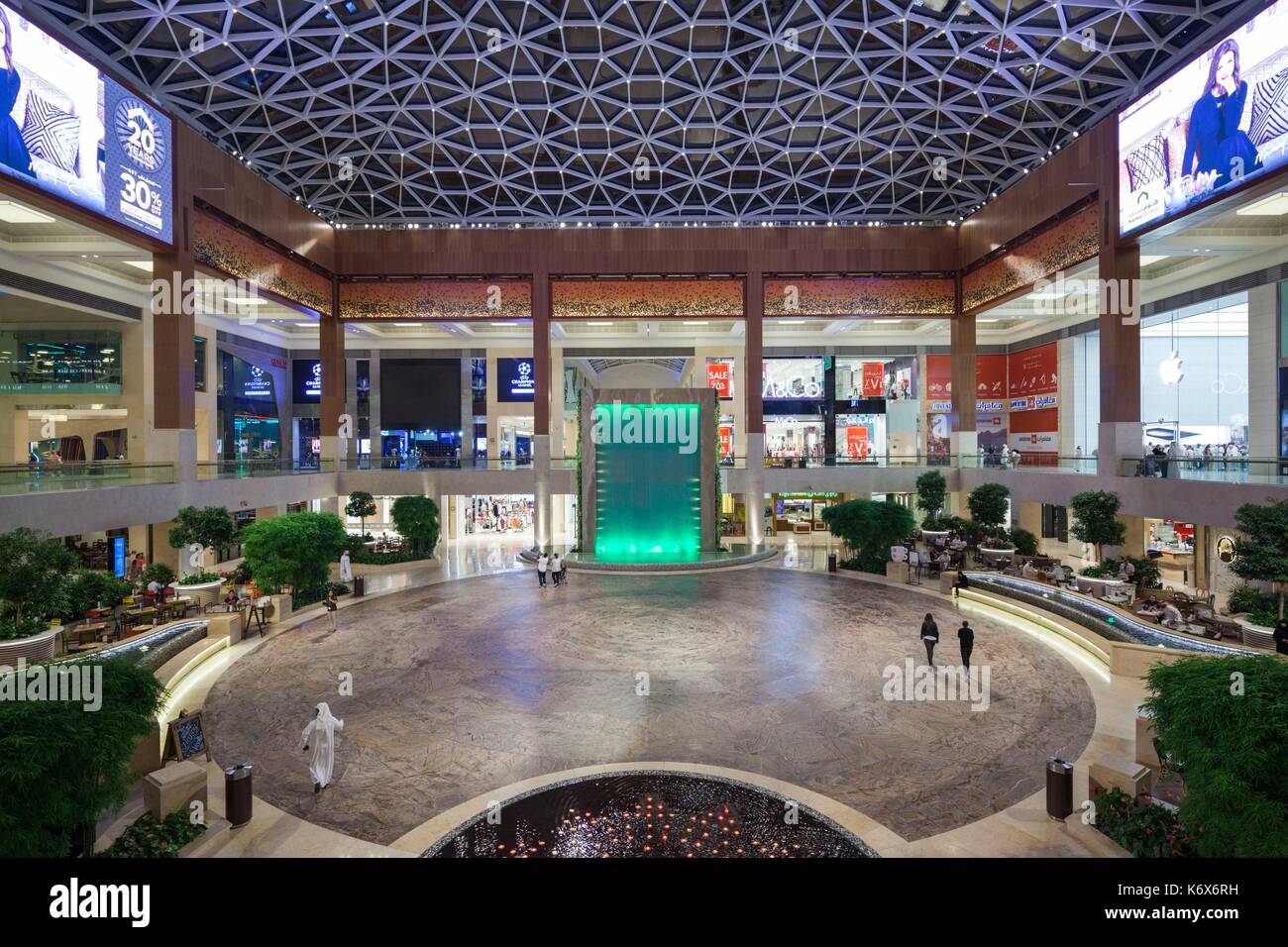 United Arab Emirates, Abu Dhabi, Yas Island, Yas Mall, interior, opened ...
