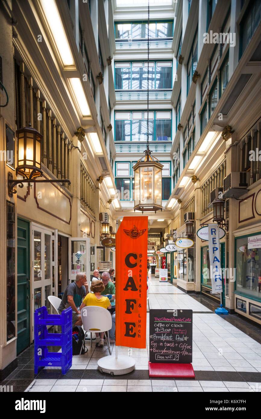 New Zealand, North Island, Auckland, The Strand Arcade Stock Photo - Alamy
