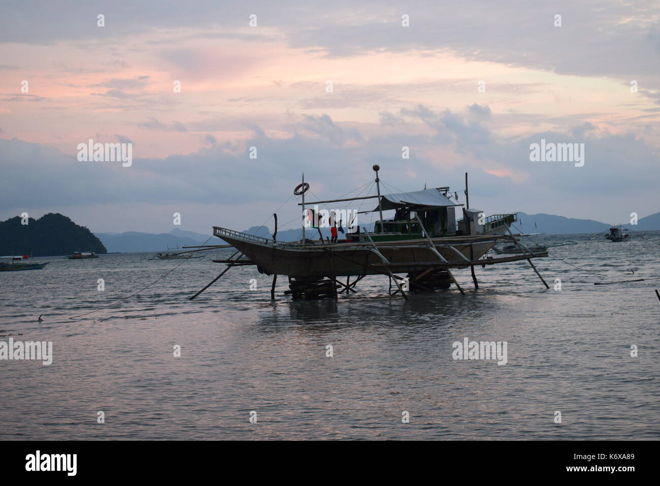 Pulang Daga beach in Paracale Stock Photo - Alamy