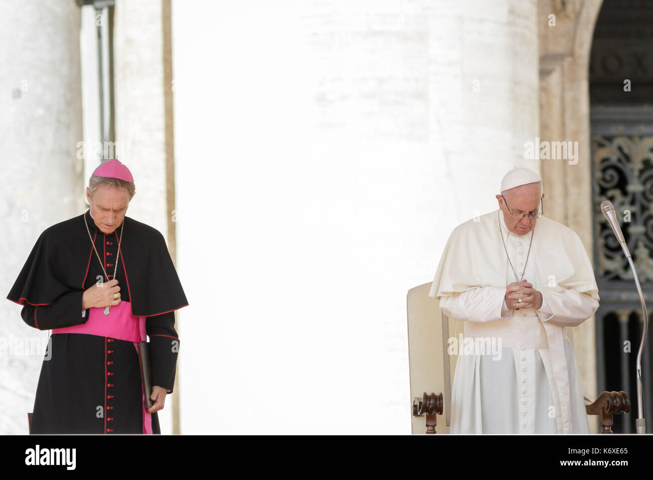 Vatican City, Vatican. 13th Sep, 2017. Archbishop Georg Ganswein (L ...
