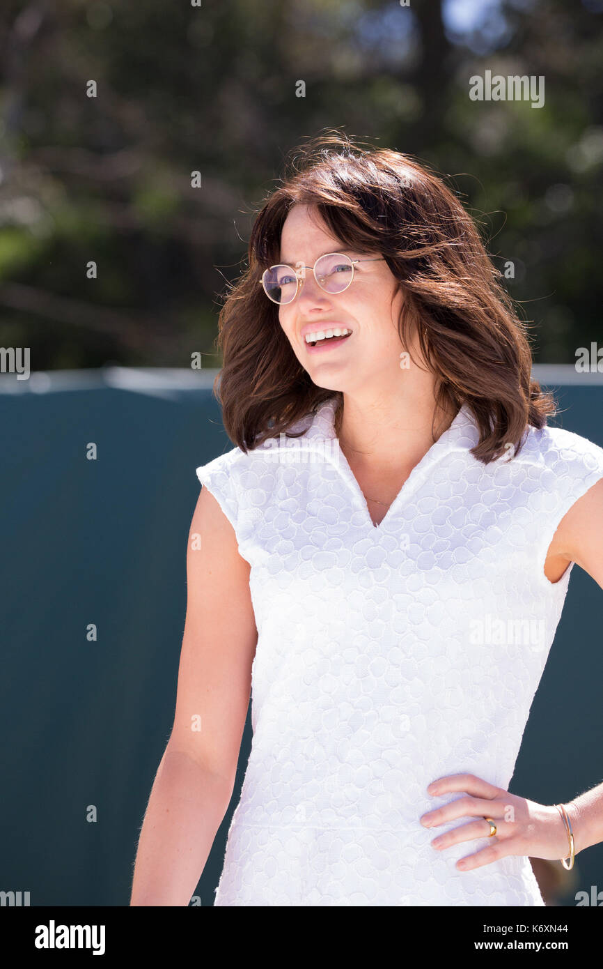 BATTLE OF THE SEXES, Emma Stone as Billie Jean King, 2017. ph: Melinda ...