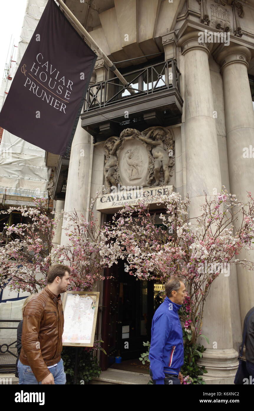 Caviar house restaurant london hi-res stock photography and images - Alamy