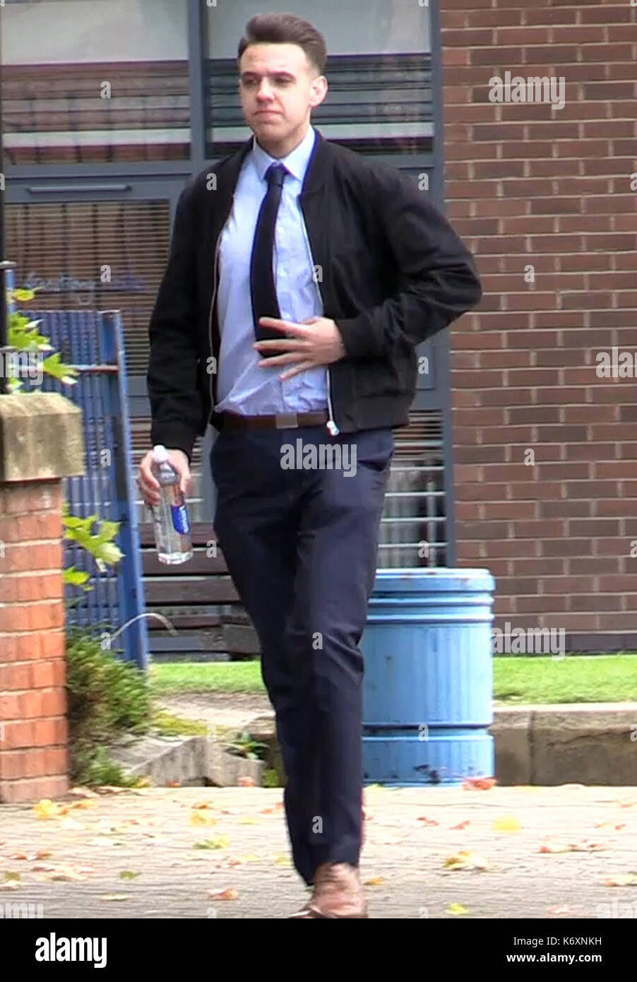 BEST QUALITY AVAILABLE Daniel Garland, 19, arriving at Teesside Crown ...