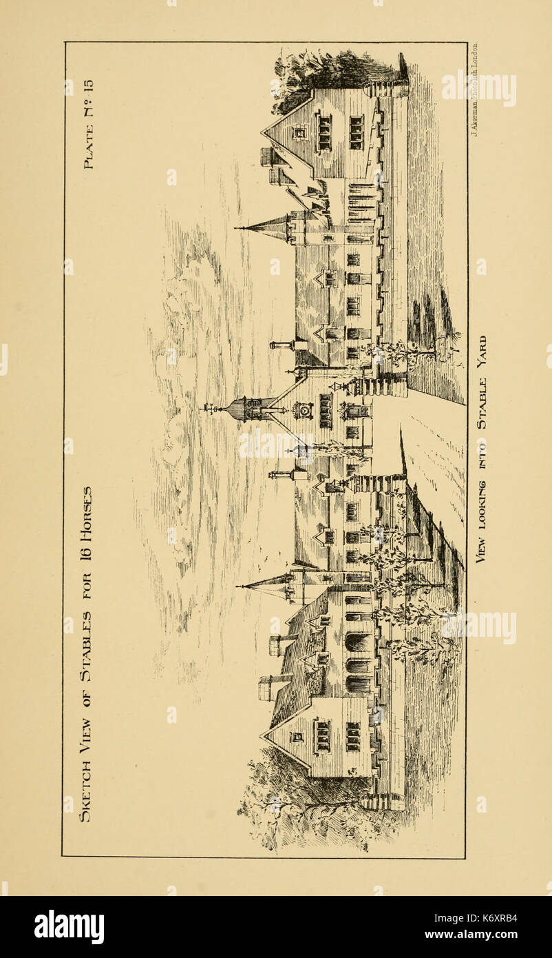 Examples of stables, hunting boxes, kennels, racing establishments, &c ...