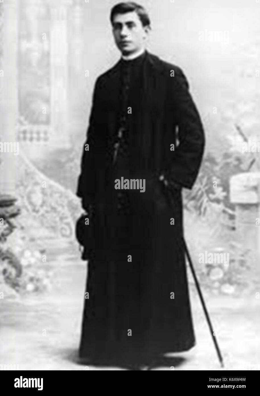 Father Mateo Cravley Boevey as young priest Stock Photo - Alamy