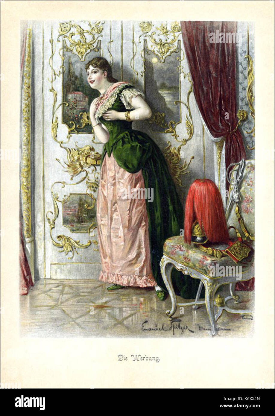 Emanuel Spitzer Die Werbung Stock Photo - Alamy