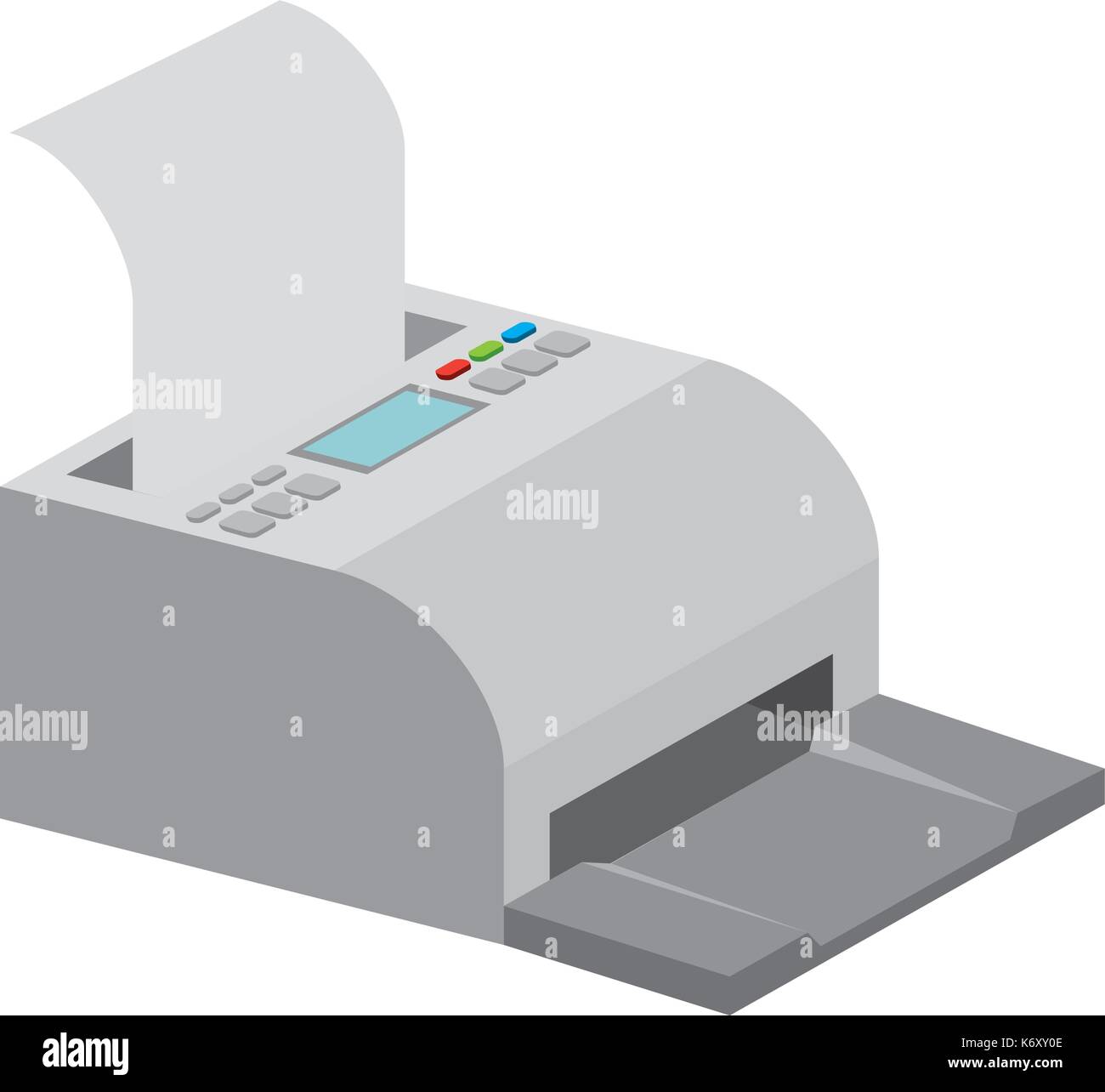 receipts printer pos icon Stock Vector Image & Art - Alamy