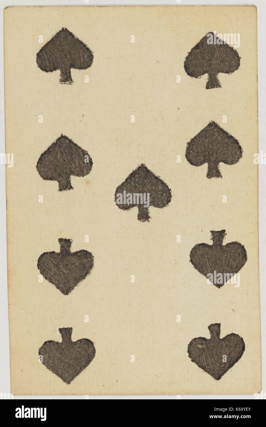 9 of spades hi-res stock photography and images - Alamy