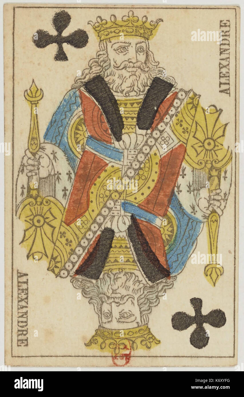 King clubs playing cards hi-res stock photography and images - Alamy