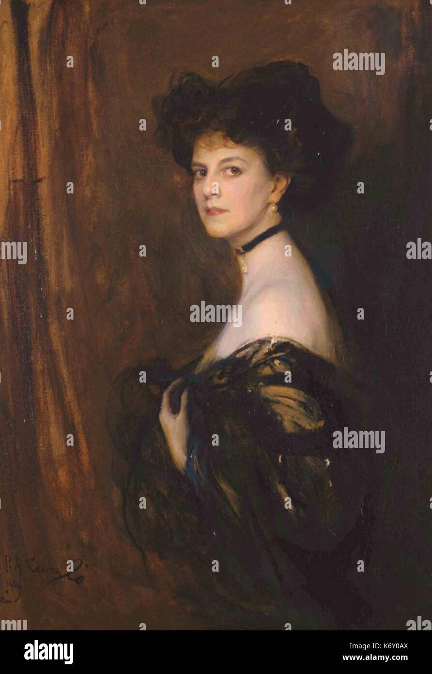 Elizabeth, Comtesse Greffulhe 1905 , by Philip Alexius de Laszlo Stock ...