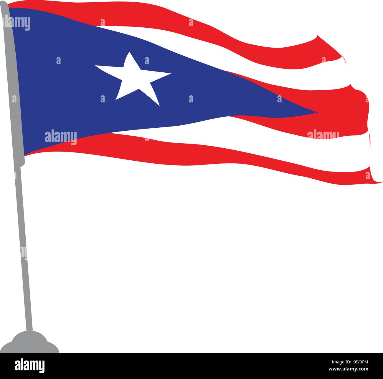 Flag of Puerto Rico Stock Vector Image & Art - Alamy