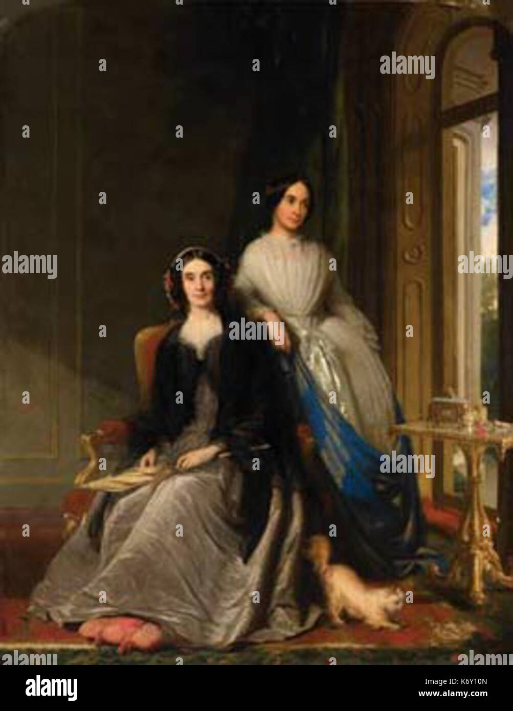 Emma Durning Holt and Anne Holt by Philip Westcott Stock Photo - Alamy