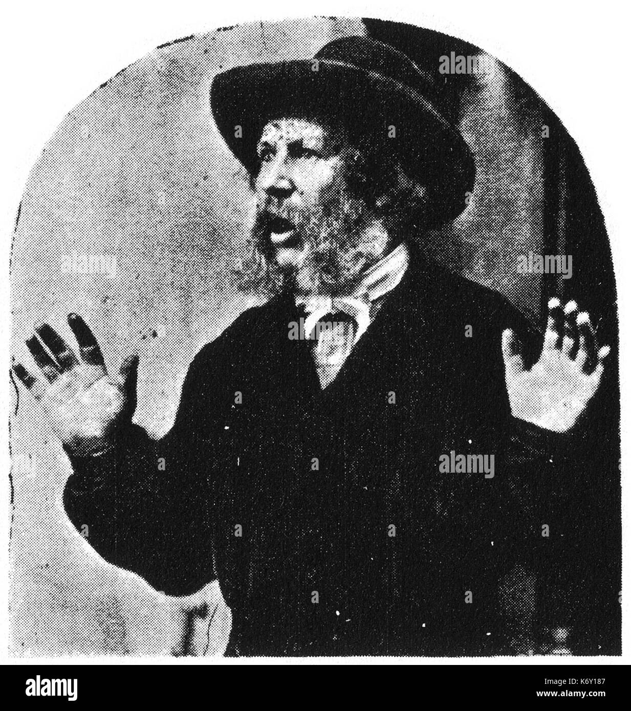 Expression of the Emotions Plate VII (fear1 Stock Photo - Alamy