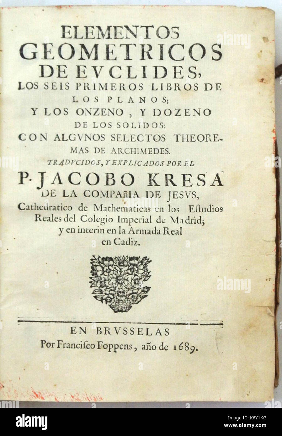 Euclides elementos hi-res stock photography and images - Alamy