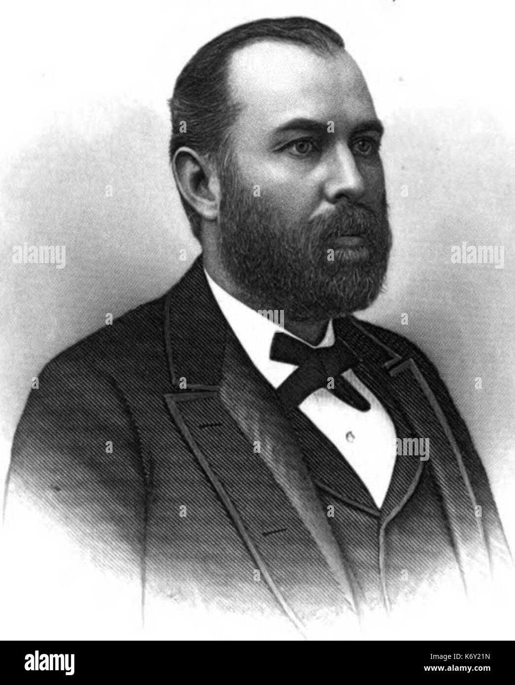 Michigan old map Black and White Stock Photos & Images - Alamy