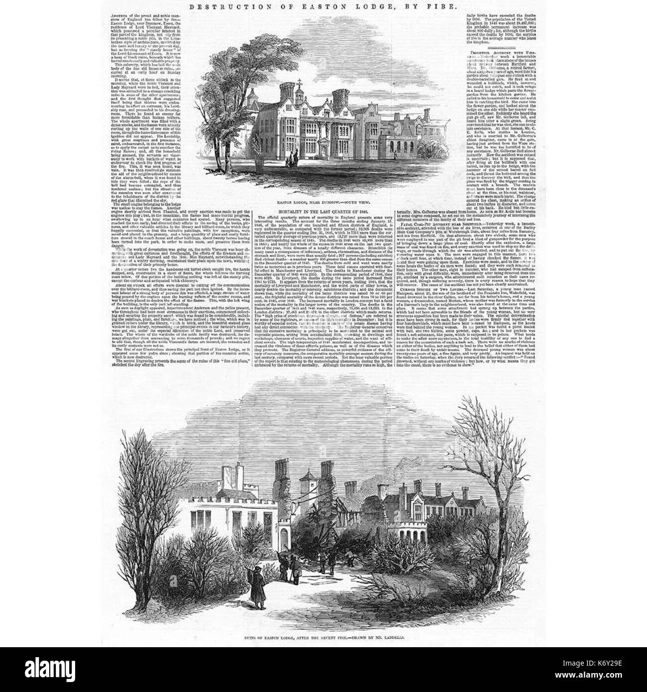 Fire damage uk Black and White Stock Photos & Images - Alamy