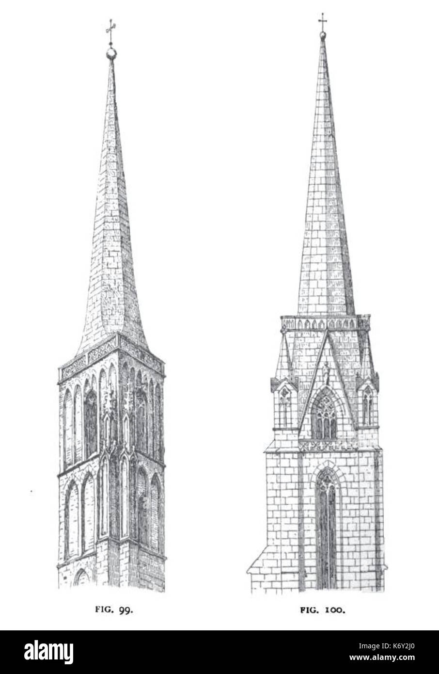 Tower medieval church st Cut Out Stock Images & Pictures - Alamy