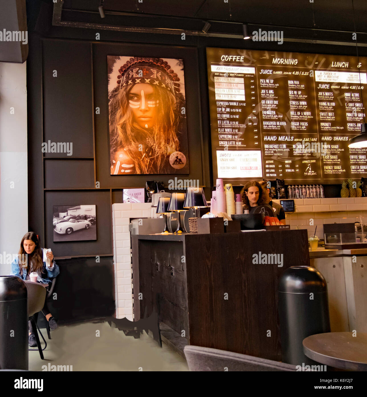 soho coffee shop london Stock Photo - Alamy