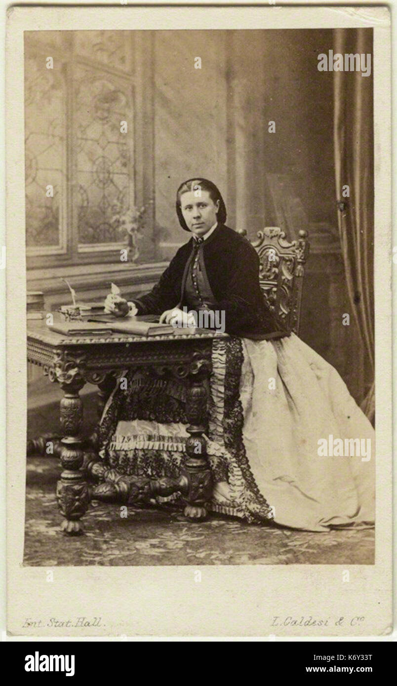 Emily Faithfull, ca. 1860s Stock Photo - Alamy