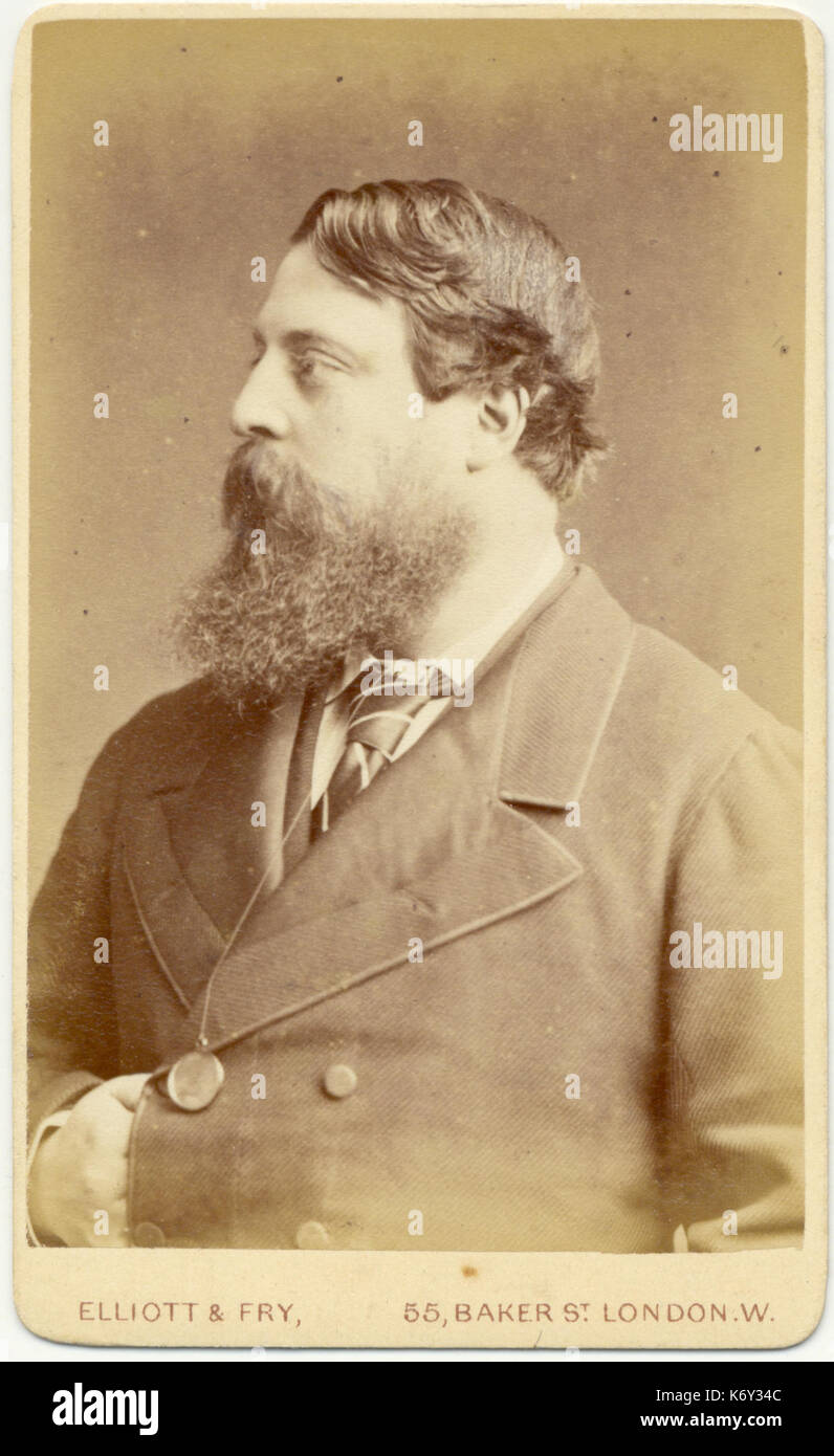 Frederick Thellusson, 5th Baron Rendlesham, photographed about 1874 by ...