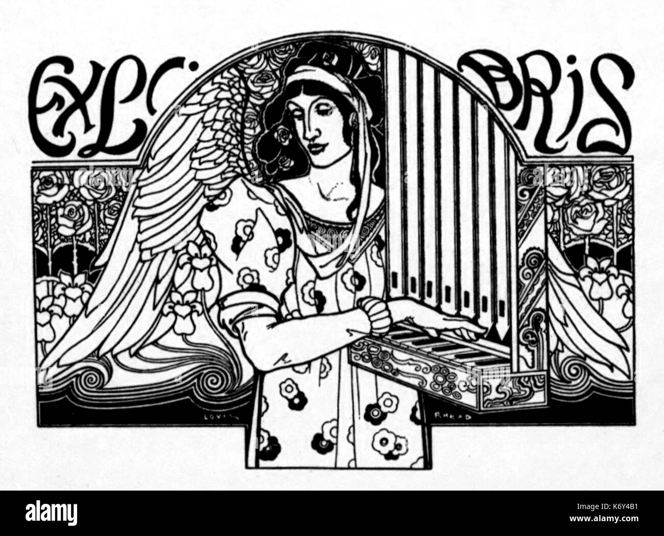 Ex libris bookplate Cut Out Stock Images & Pictures - Alamy