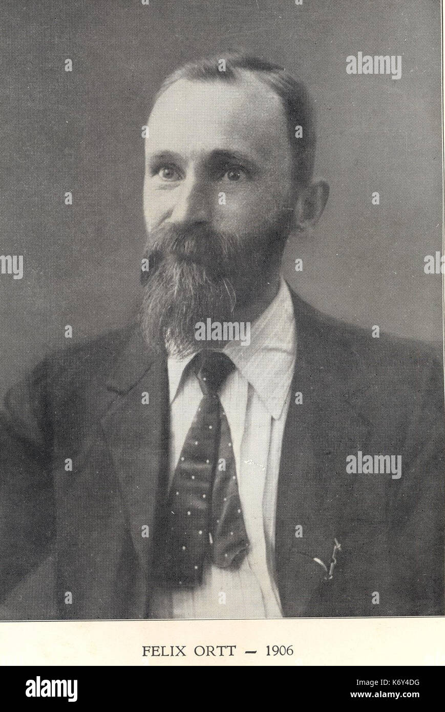 Felix Ortt 1906 Stock Photo - Alamy