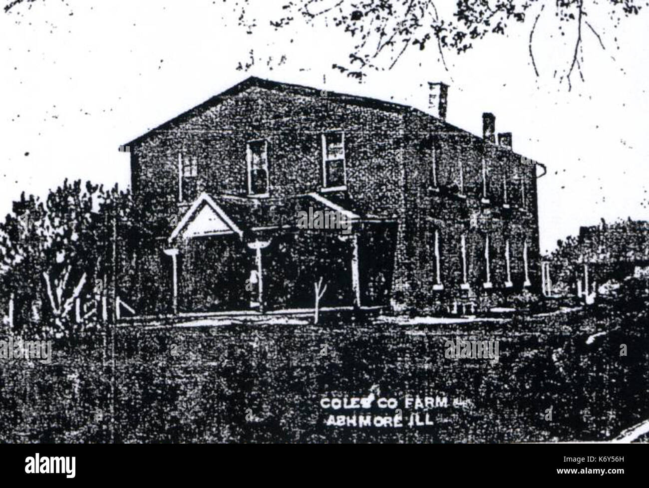 Coles county map hi-res stock photography and images - Alamy