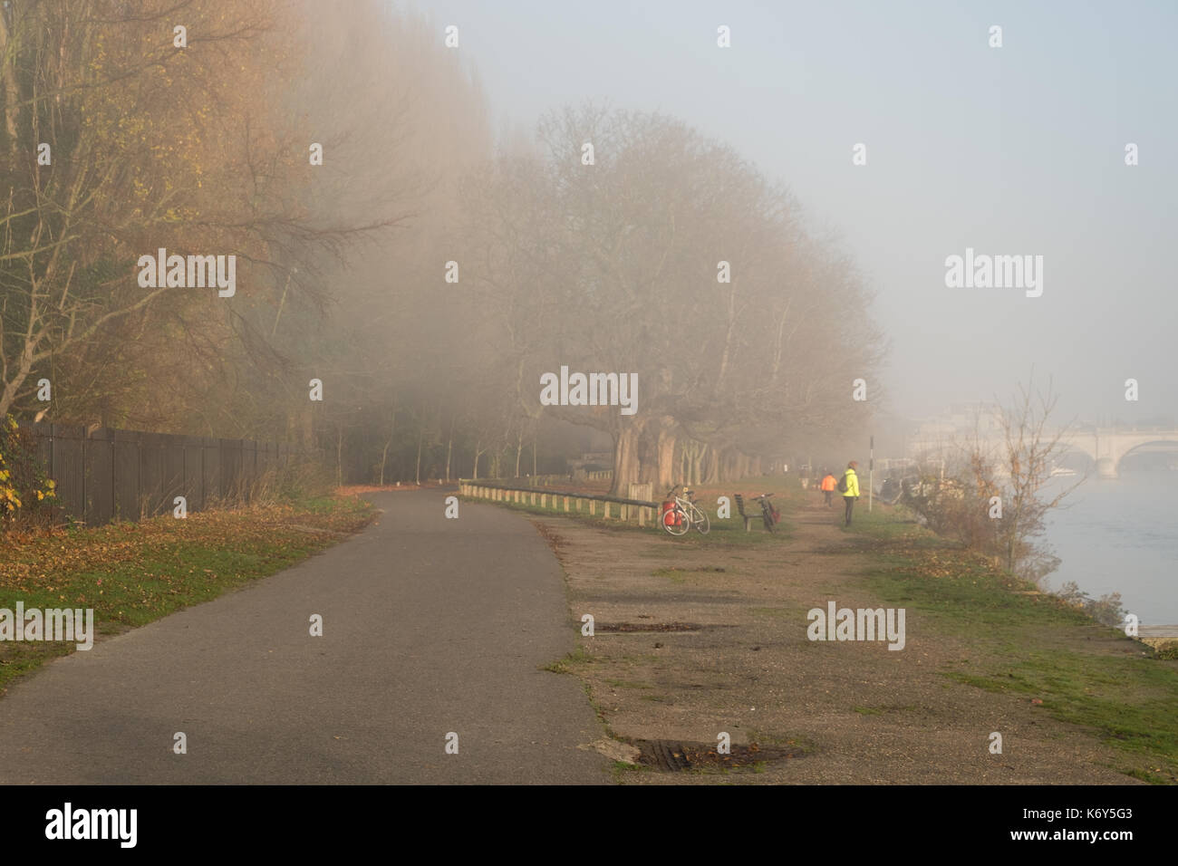 freezing god on the river thames Stock Photo - Alamy